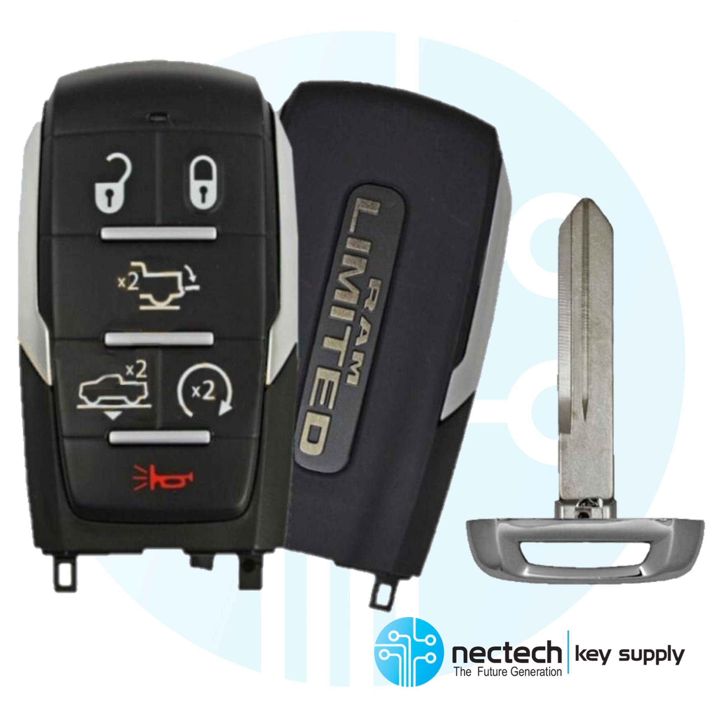 2019 - 2023 NEW Ram 1500 Pickup Smart Key FCC: OHT-4882056 / PN: 68442