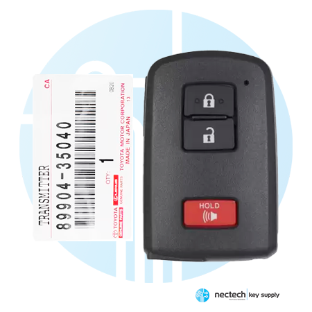 2020-2021 Toyota Fortuner Smart Keyless Proximity Remote 89904-35040 H