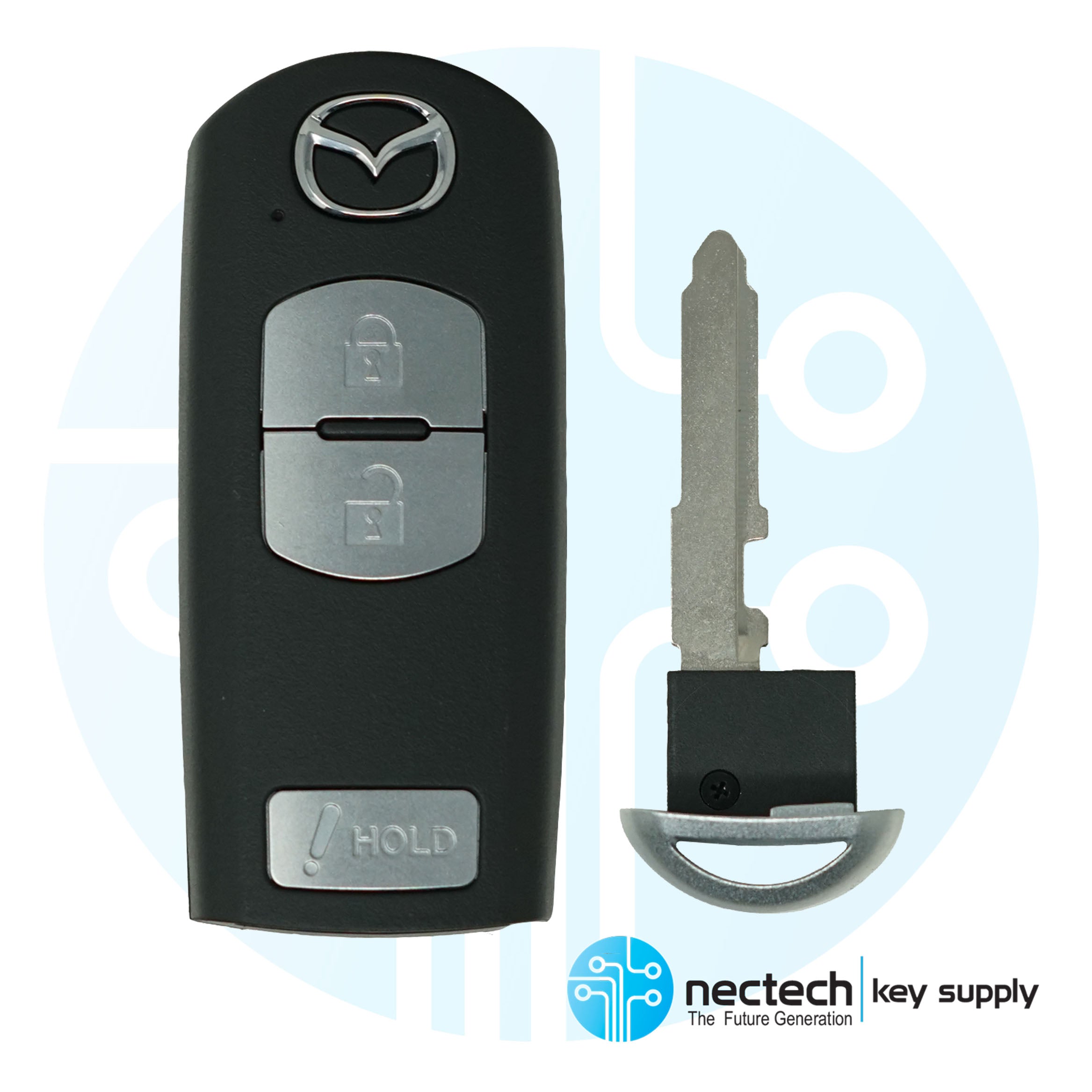 2013 - 2019 Mazda 3 CX3 CX5 Smart Proximity Key FCC: WAZSKE13D01 / PN: