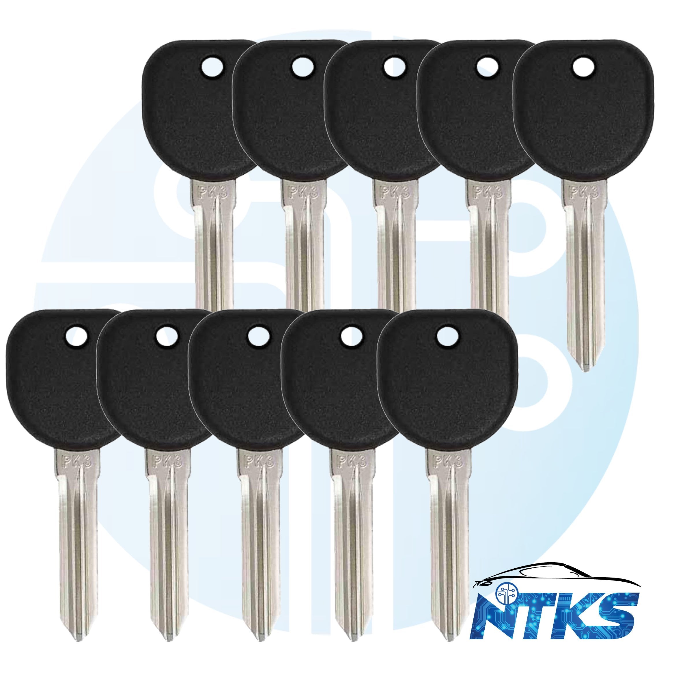 2004 - 2009 Transponder Key for Buick Pontiac - 'PK3' - Z Keyway - PT0