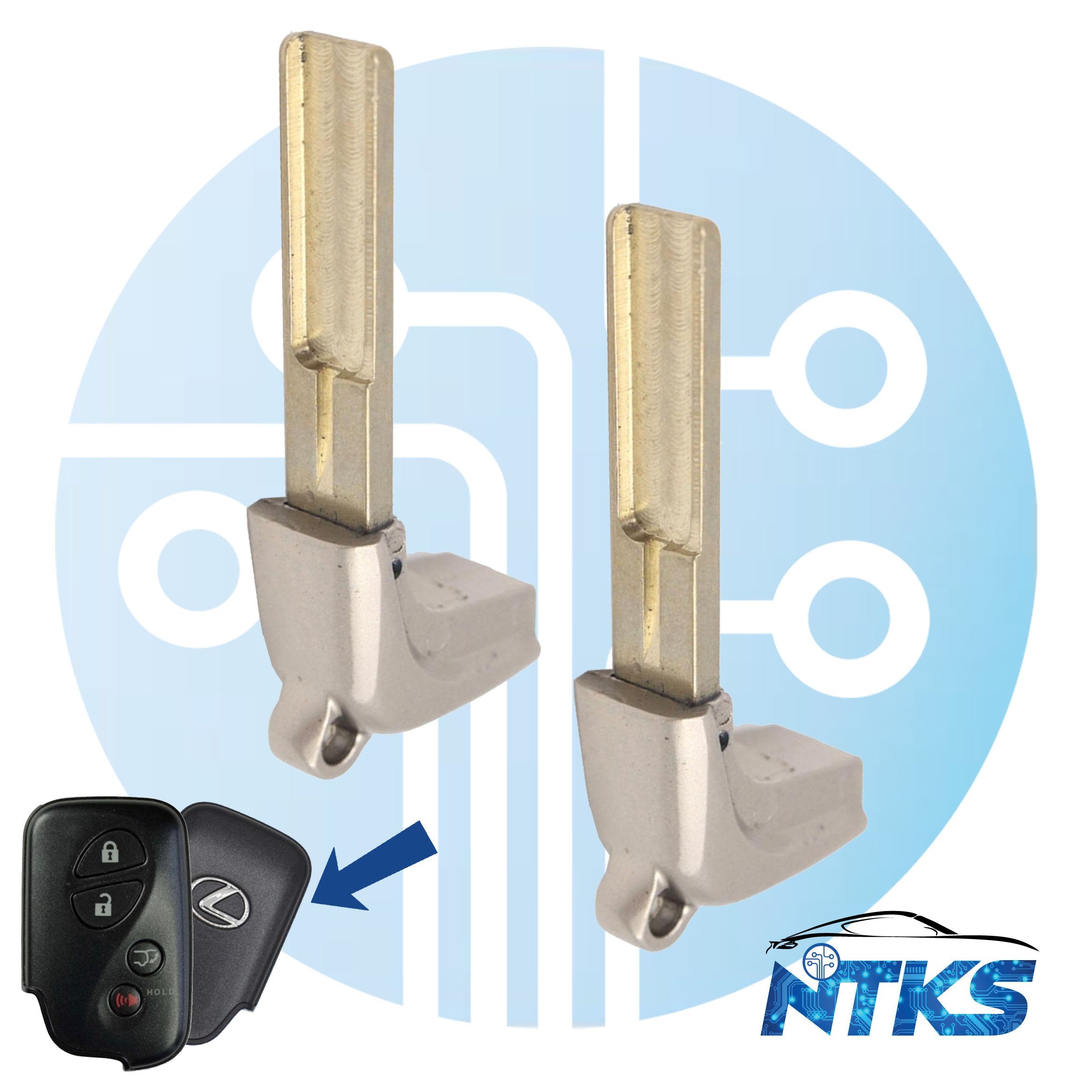 2007 - 2017 Lexus Emergency Key Blade LX80